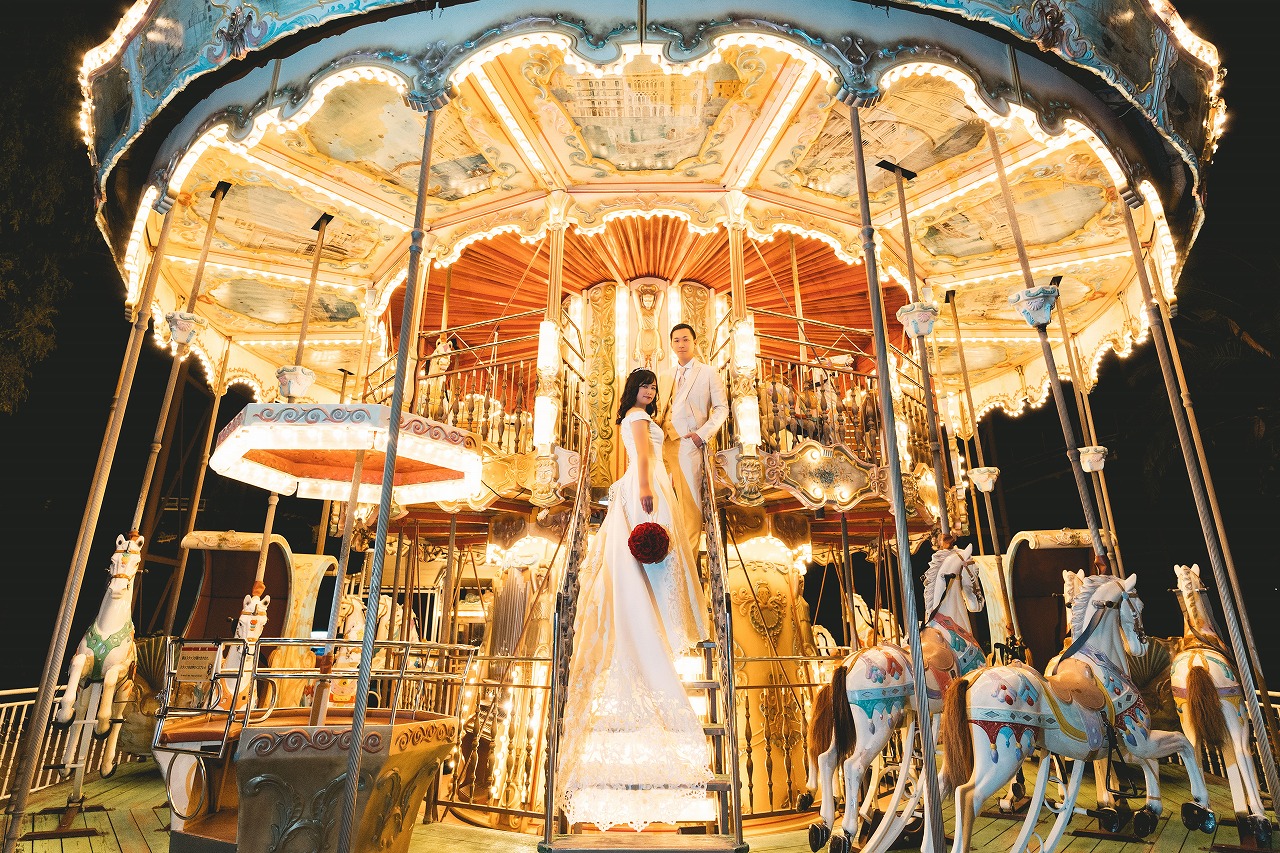 LICIAN―スタジオリシアン―のスタッフブログ(【期間限定】光輝く遊園地で撮影！！イルミネーションフォトプラン≪洋装1着≫)【Photorait】