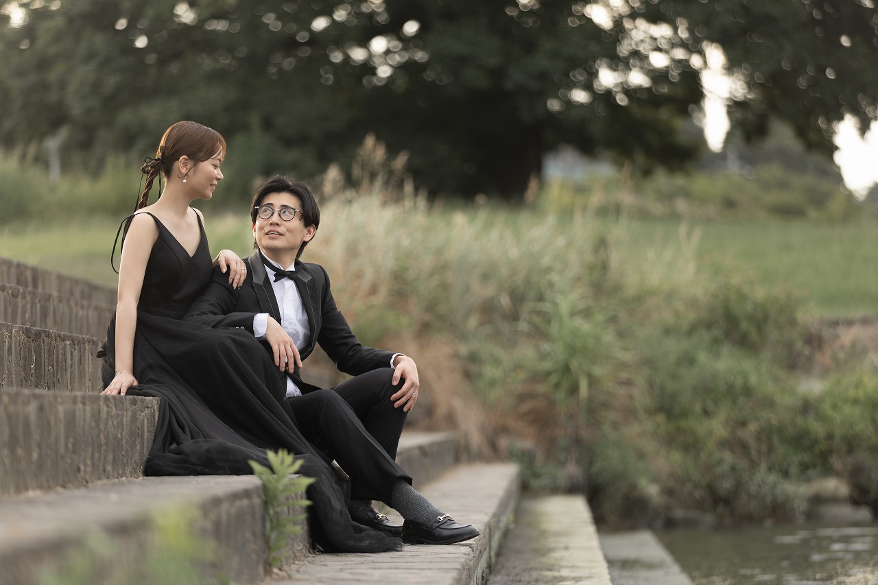 Bonfleur Wedding(ボンフルールウェディング)のスタッフブログ(秋のやわらかな光に包まれた特別な一枚を。)【Photorait】