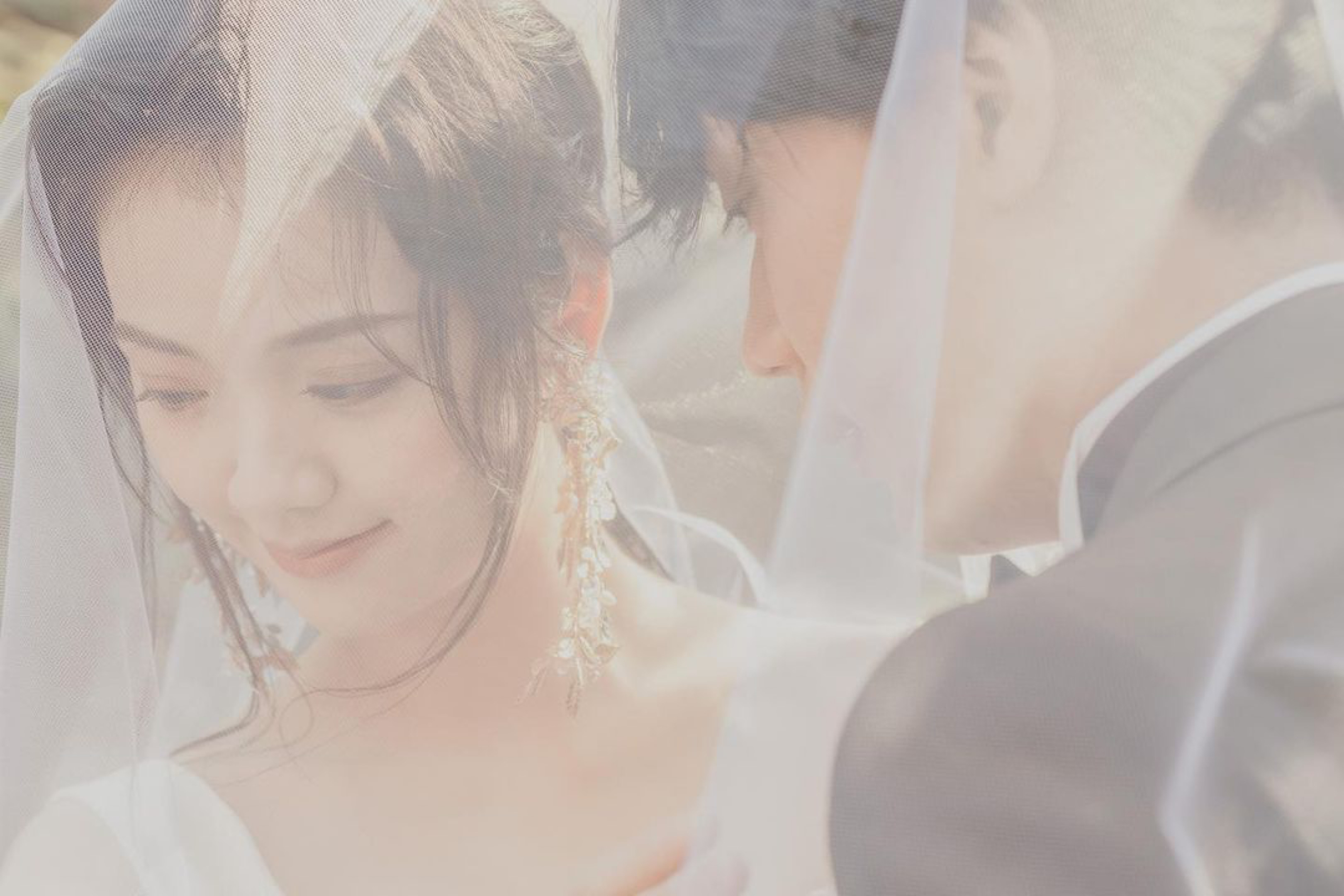 SHOZAN photo weddingのスタッフブログ(ベールを被った幻想的な一枚。)【Photorait】