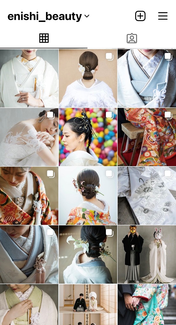 ENISHI PHOTO WEDDINGのスタッフブログ(インスタグラム "enishi beauty")【Photorait】